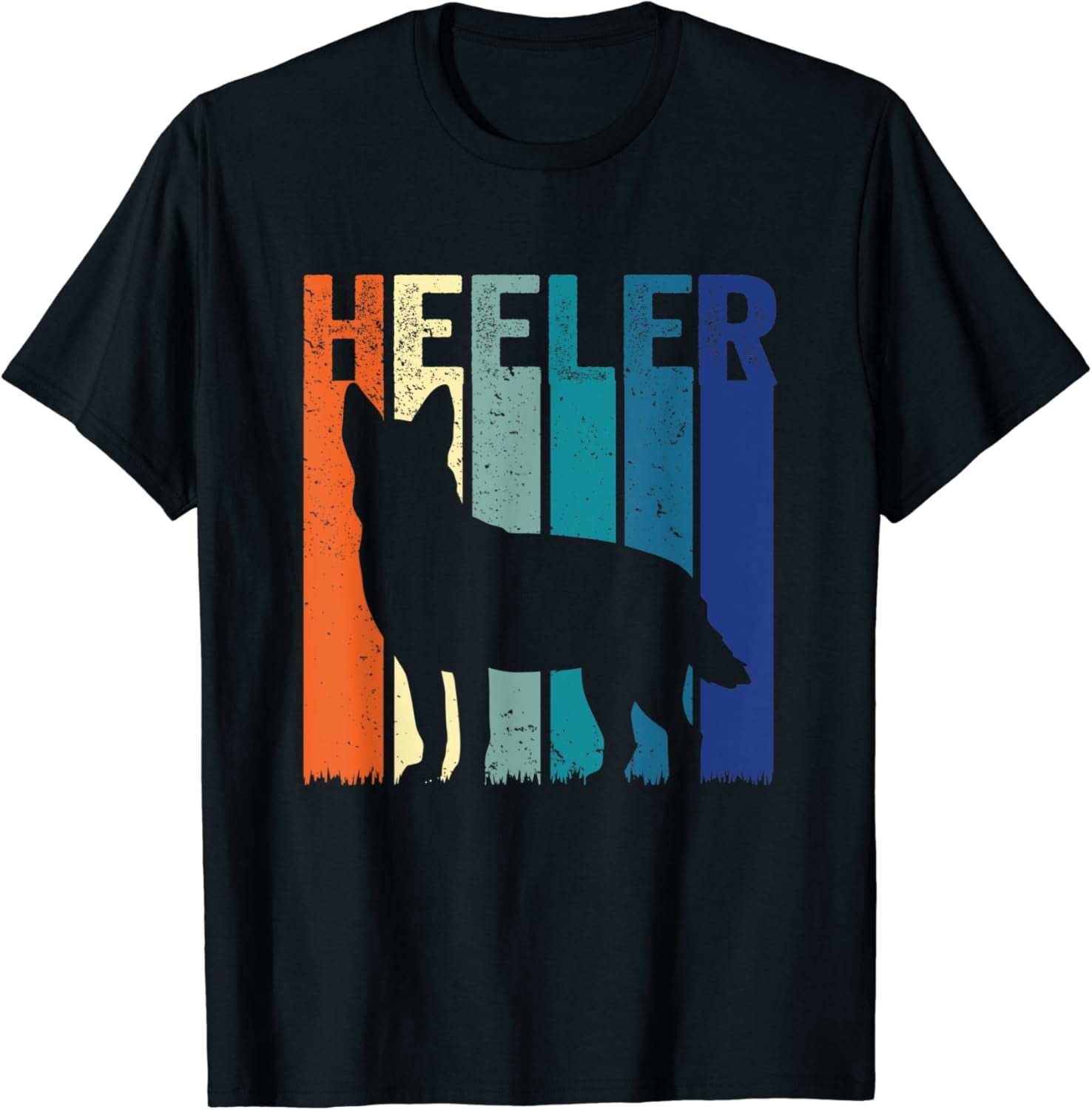 Australian Cattle Dog Red Blue Pet Heeler Retro Vintage Gift T-Shirt ...