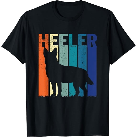 Australian Cattle Dog Red Blue Pet Heeler Retro Vintage Gift T-Shirt ...