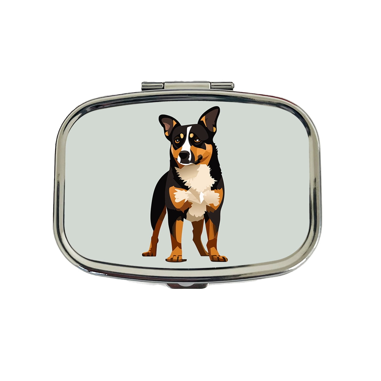 Australian Cattle Dog Standing Small Travel Handbag Pill Box Case ...