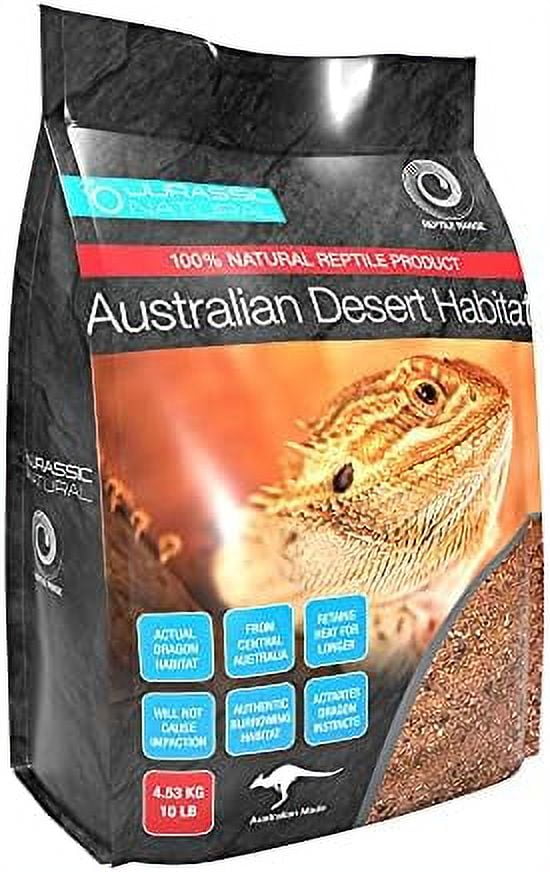 Australian Desert Dragon Habitat 20lb Substrate for Bearded Dragons and ...