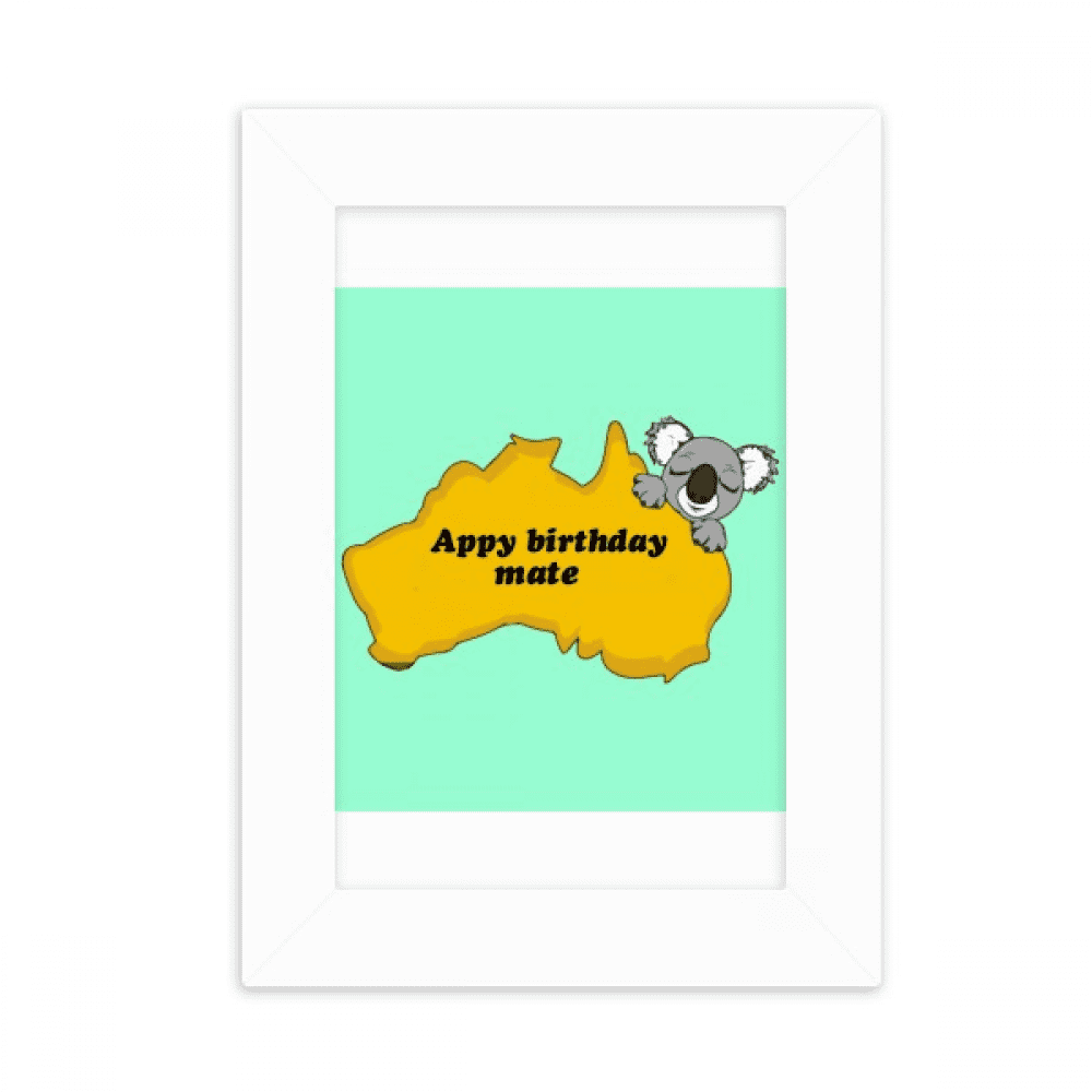 Australian Dialect Text Happy Birthday Desktop Photo Frame Picture ...