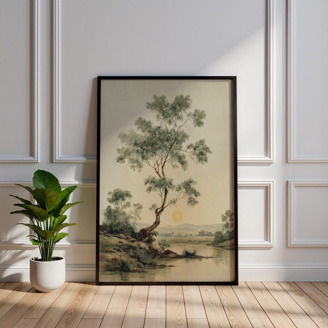 Australian Eucalyptus Tree Botanical Landscape Poster Unframed Paper ...