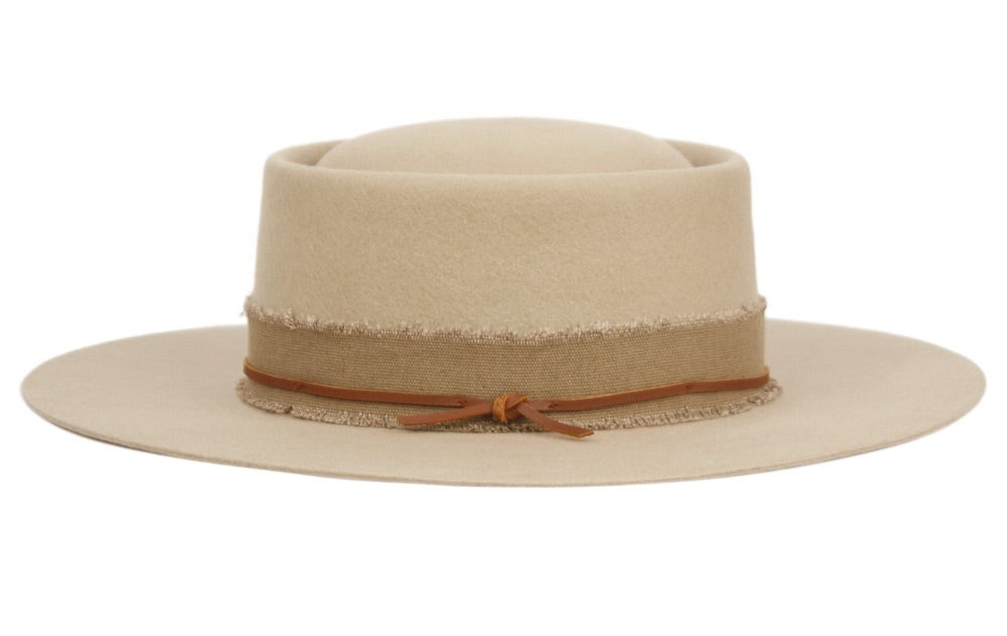 Australian Felt Wide Brim Fedora Hat - Walmart.com