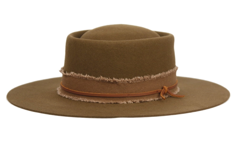 Australian Felt Wide Brim Fedora Hat - Walmart.com