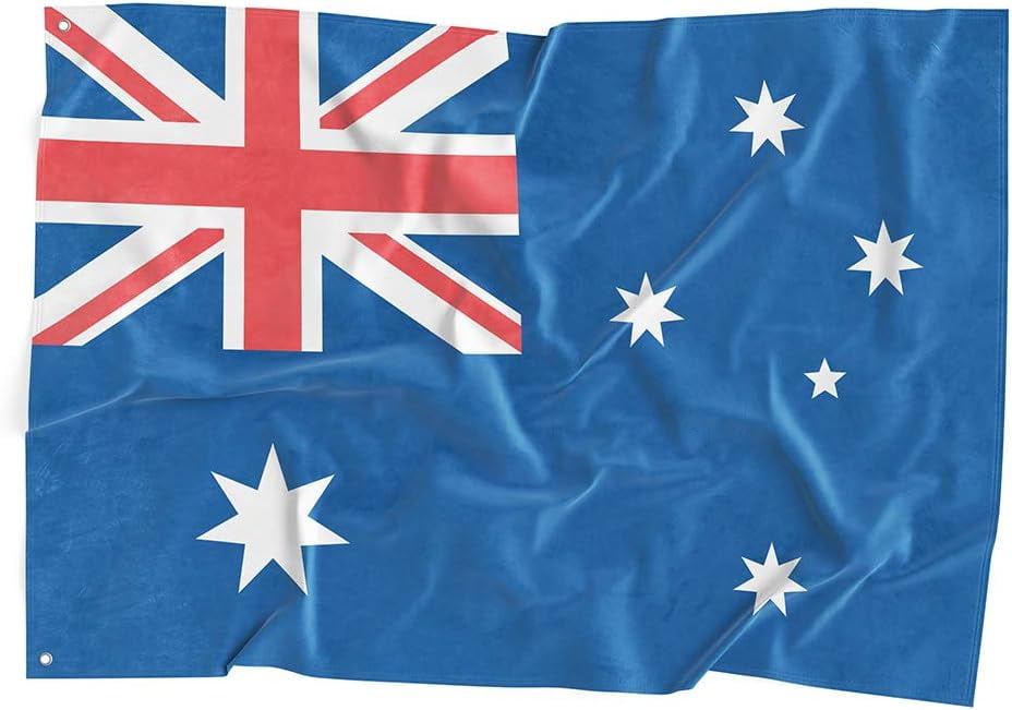 Australian Flag Australia National Flag Polyester Fiber 3x5 Feet Flag ...