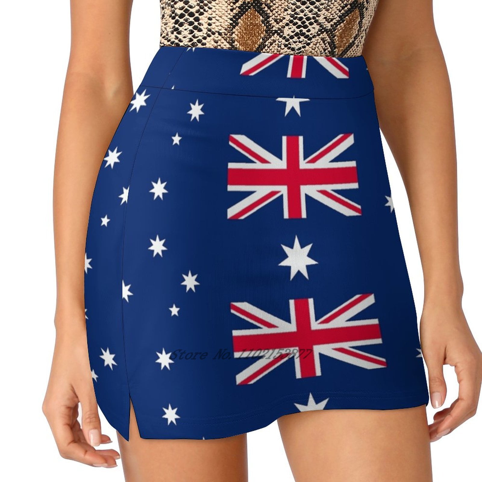 Australian Flag Australia Patriotic Women Sports Skirt Tennis Golf ...