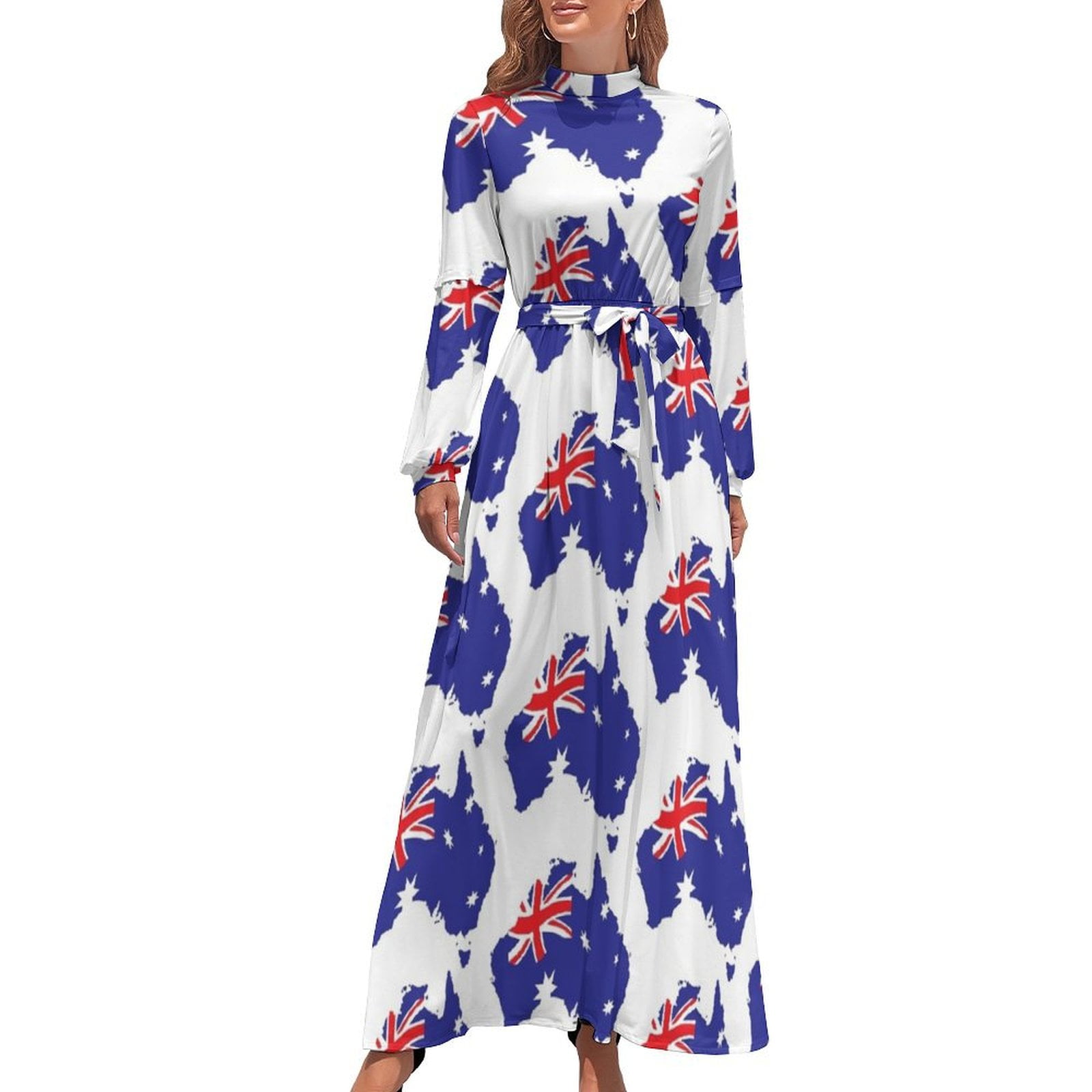 Australian Flag Long Dress Woman dresses Bride dresses - Walmart.com