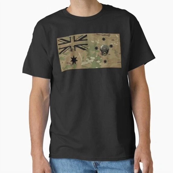 Australian Flag - Multicam (Tactical Skull) T-Shirt - Walmart.com
