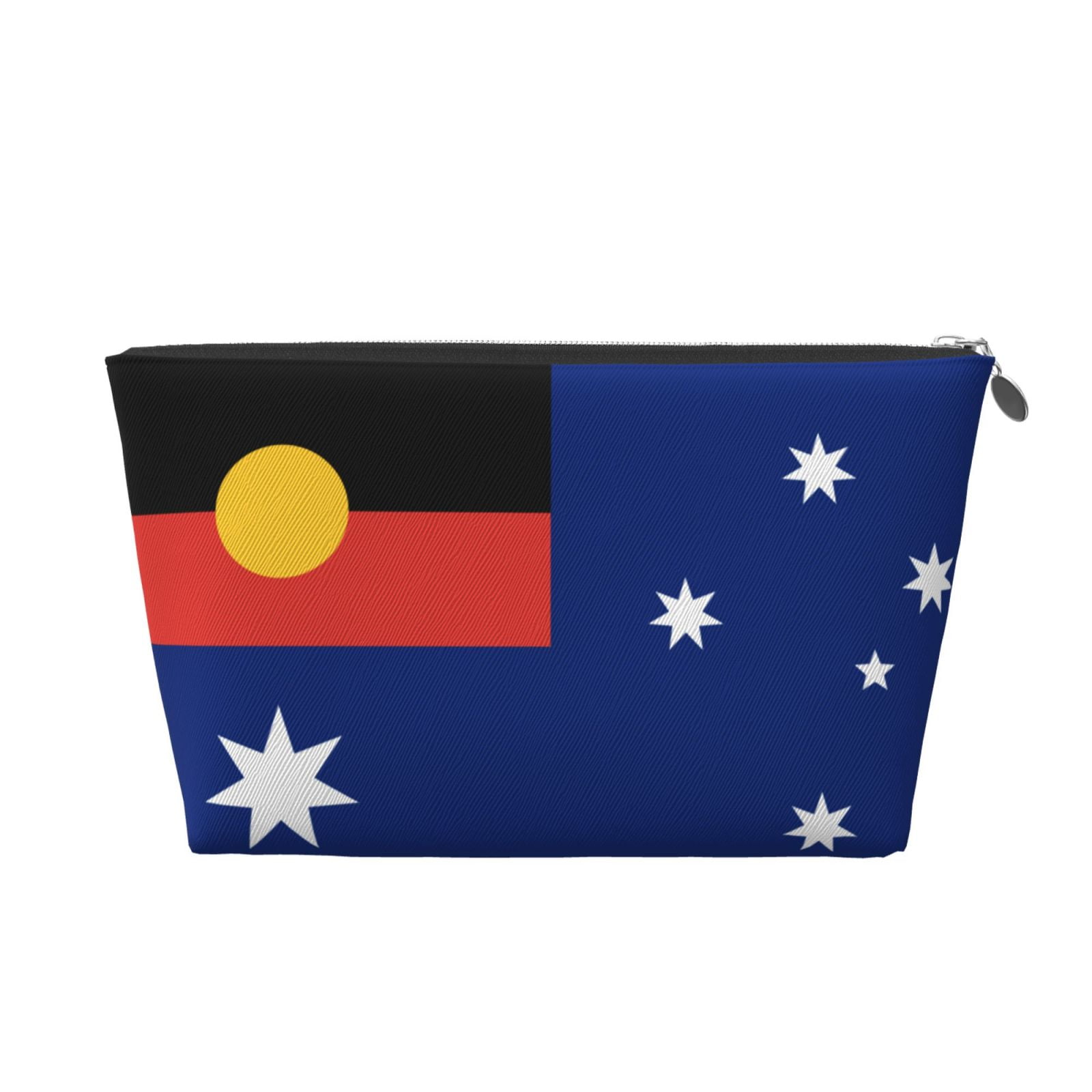 Australian Flag With Aboriginal Flag Travel Handbag Leather Purse ...