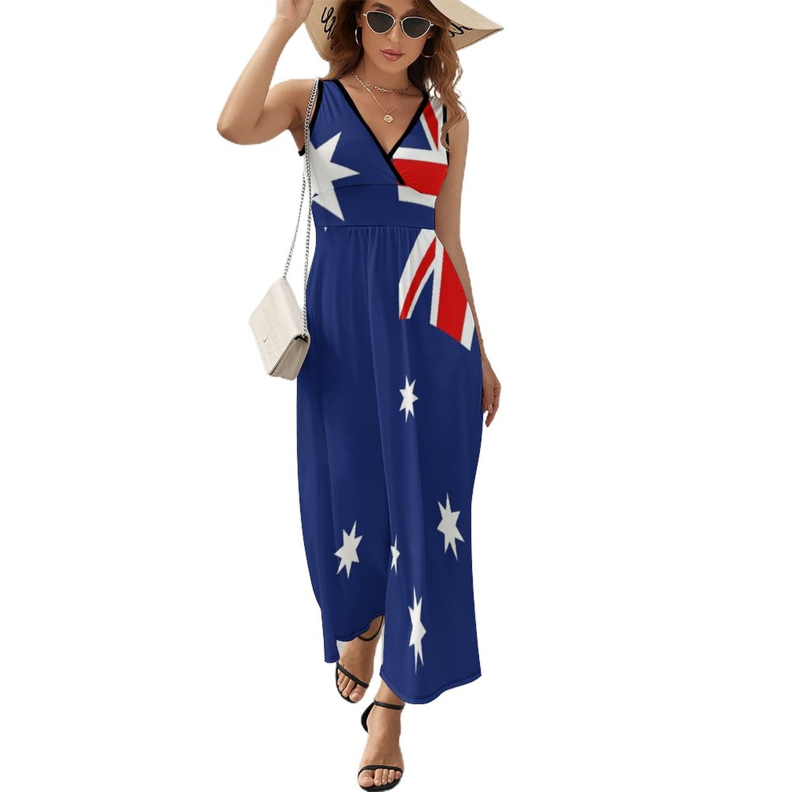 Australian Flag - vertical Sleeveless Dress summer dress woman 2025 trendy dresses for women ...