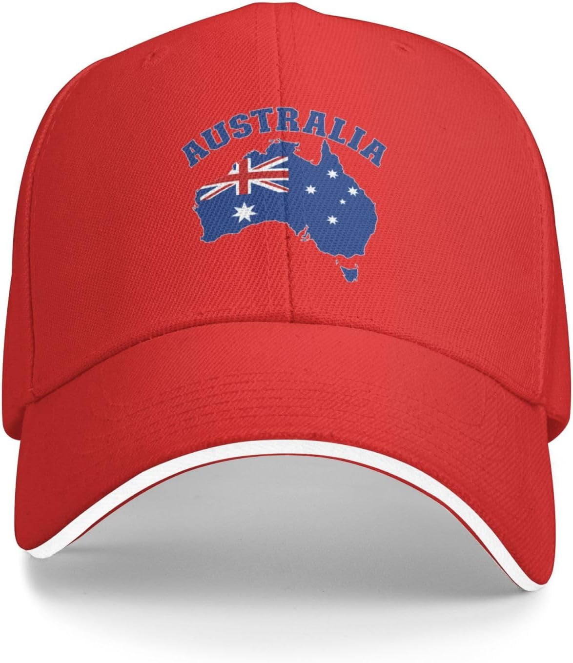 Australian-Gift-Australia-Flag-Map Gifts Cowboy Hat Flat Bill HatsHat ...