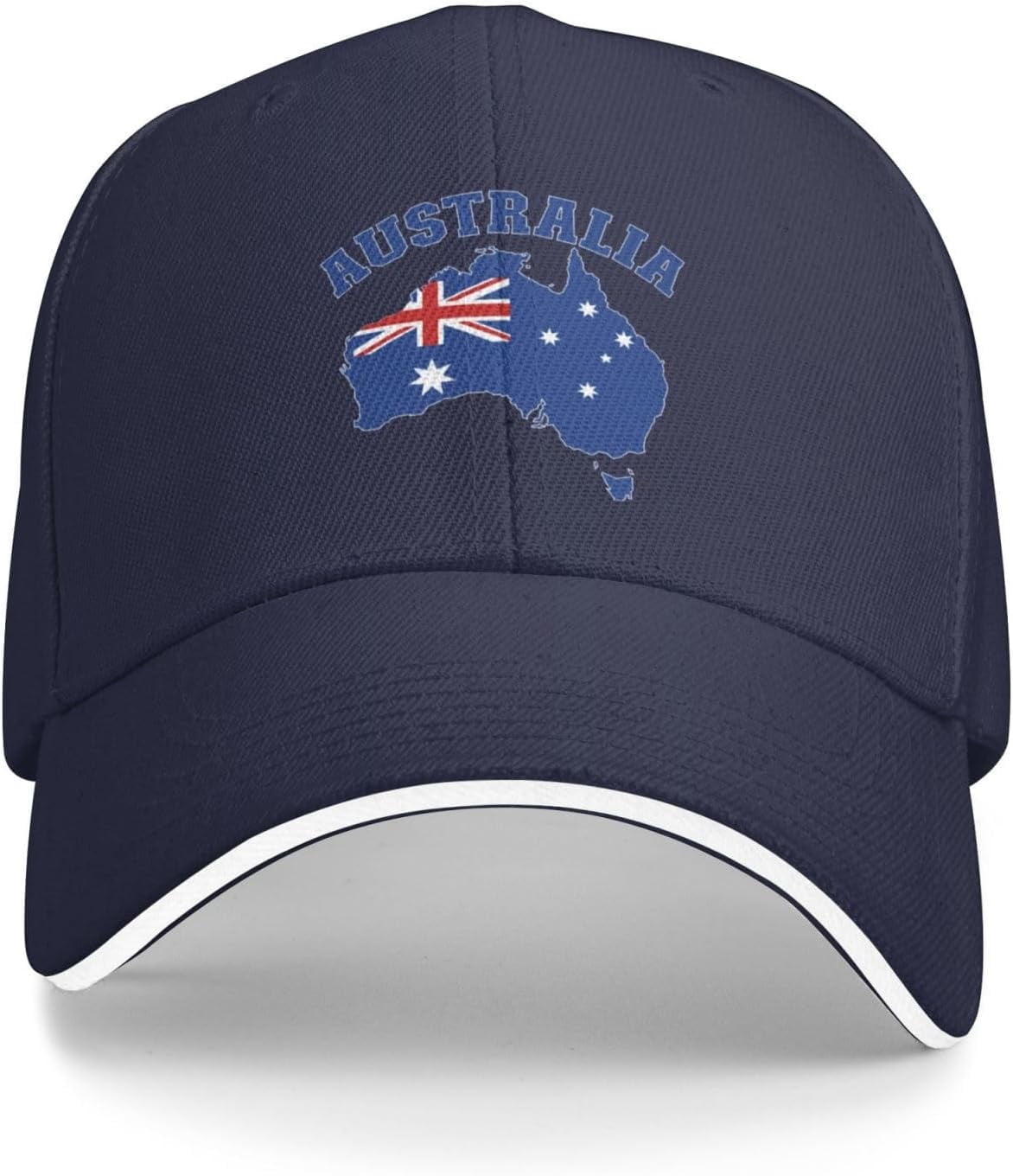 Australian-Gift-Australia-Flag-Map Gifts Cowboy Hat Flat Bill HatsHat ...