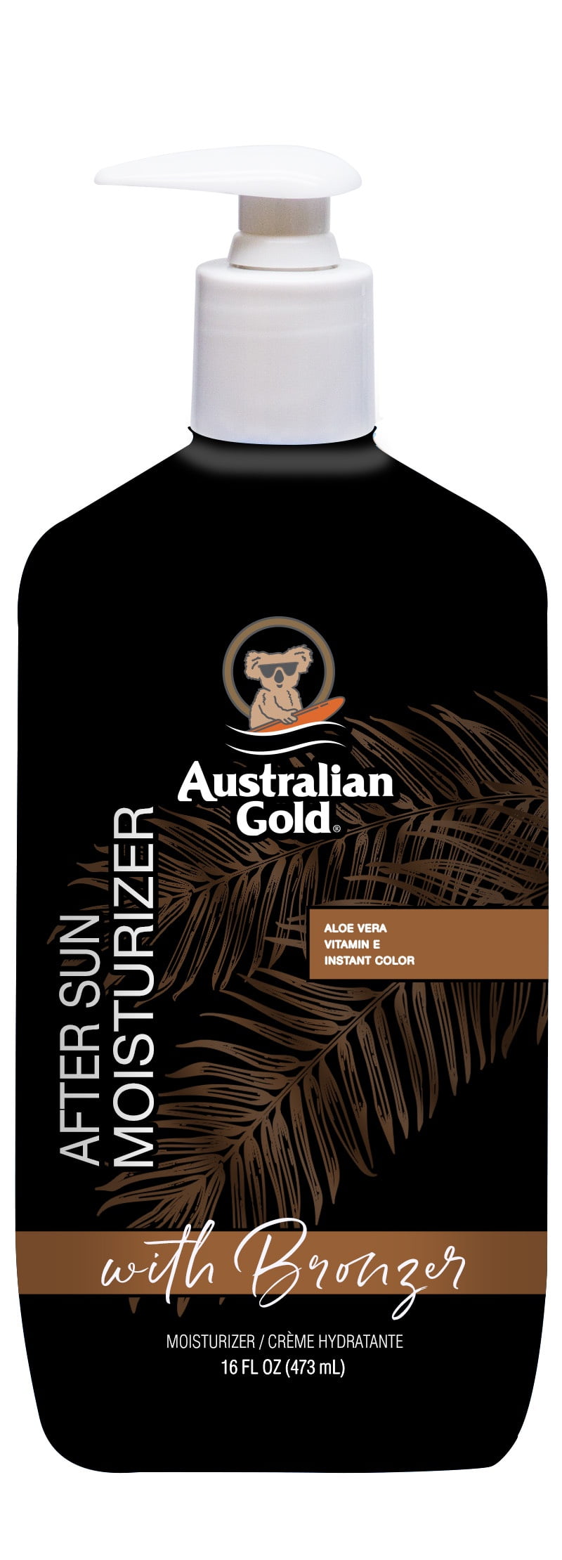 Australian Gold After Sun Moisturizer with Bronzer Lotion, 16 fl oz ...