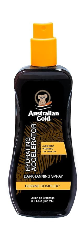 Australian Gold Dark Tanning Accelerator Spray Gel, 8 Ounce ...