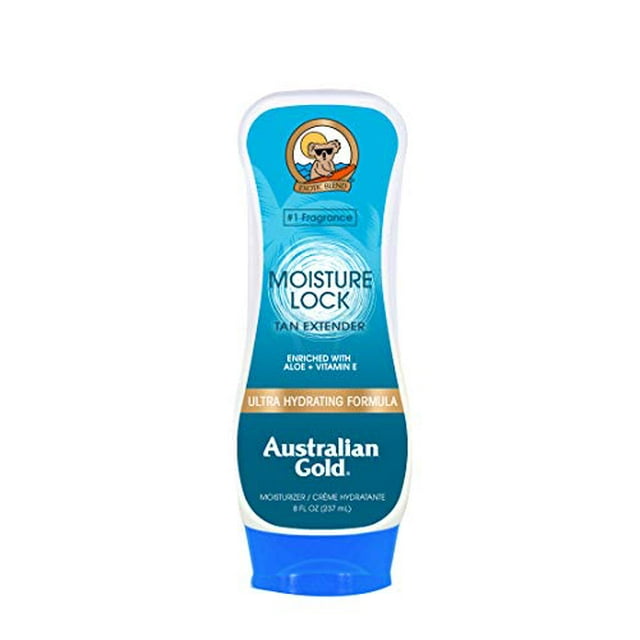 Australian Gold Moisture Lock Tan Extender Moisturizing Lotion, 8 Ounce ...