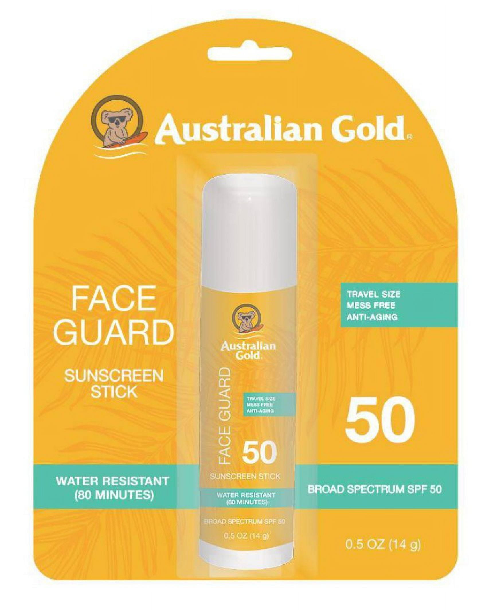 Australian Gold Spf#50 Face Guard Stick 0.5oz (Pack of 3) - Walmart.com