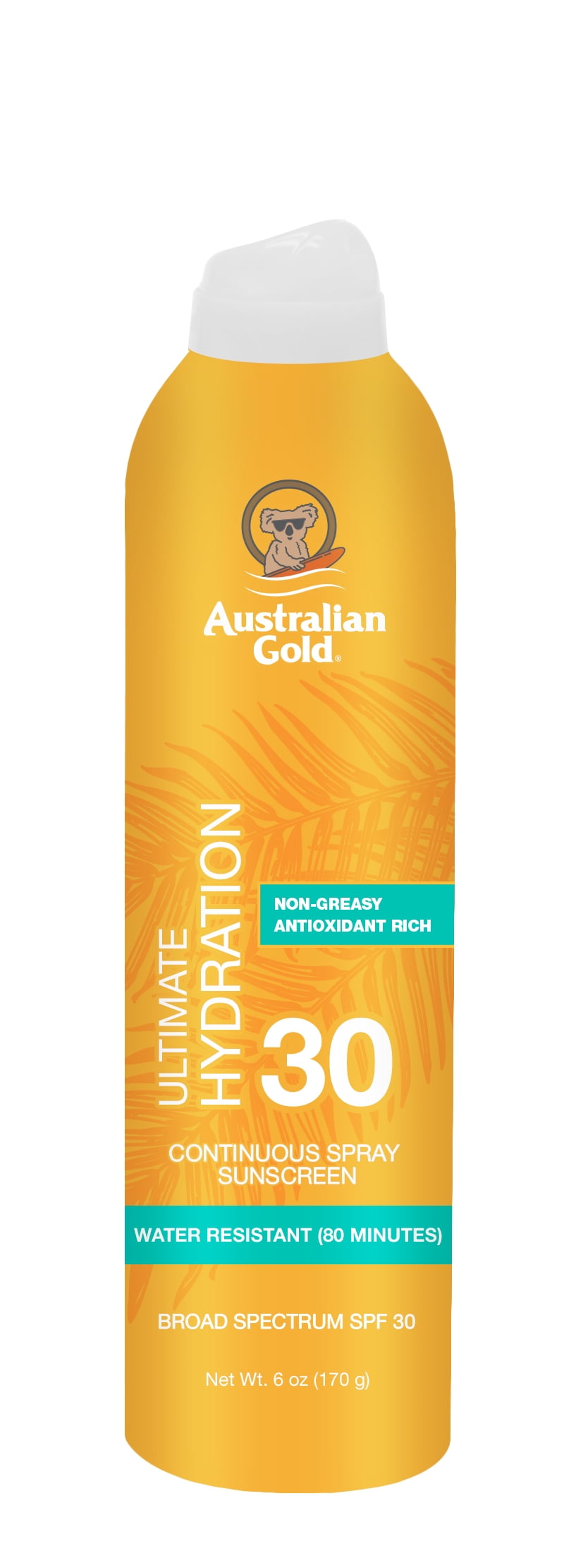 Australian Gold Ultimate Hydration, SPF 30, Continuous Spray Sunscreen ...