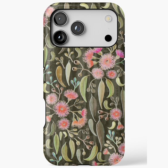 Australian Gumtree Blossom Floral iPhone Case 17 11 12 13 14 15 16 Pro ...