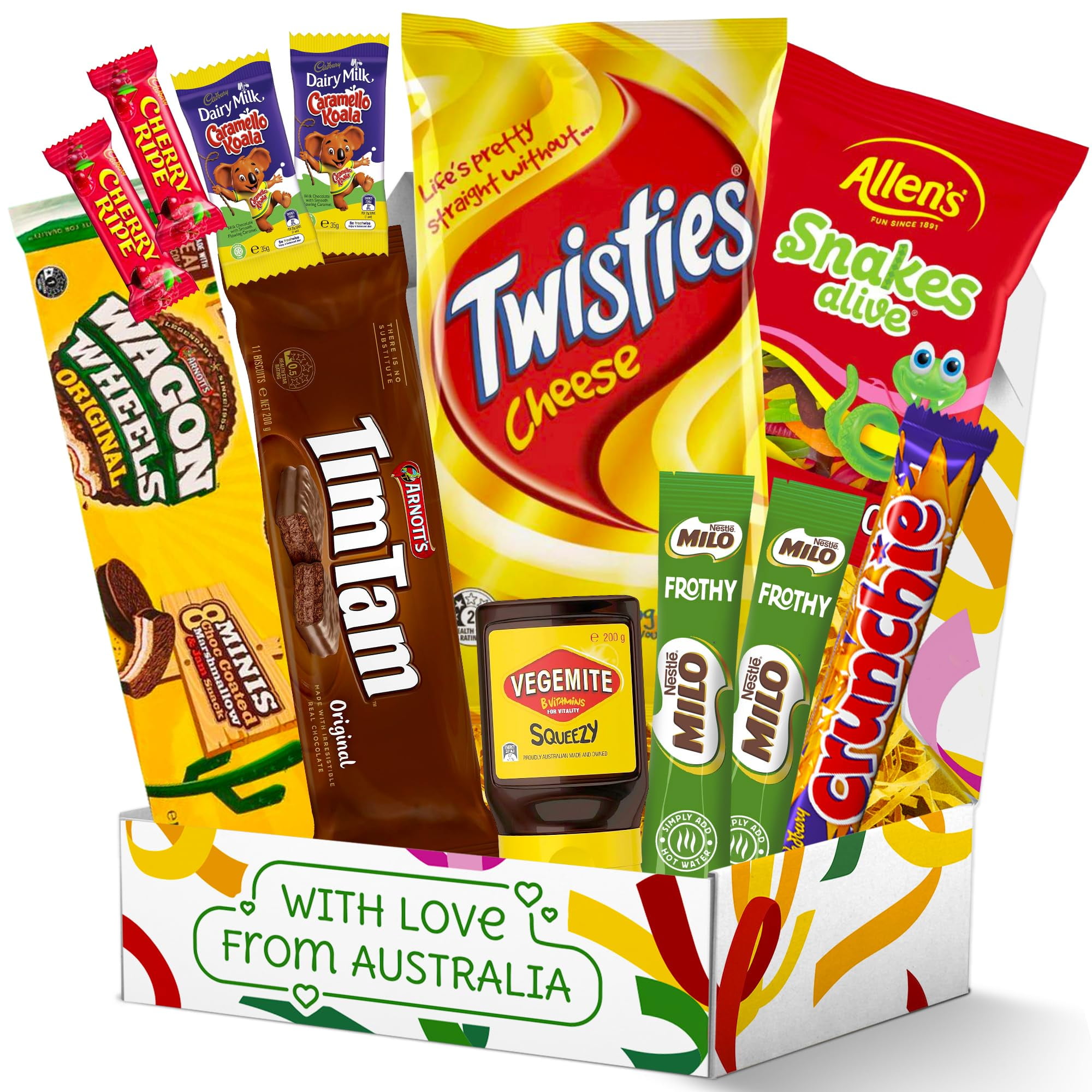 Australian Holiday Snack Box OKA4 - 12 Authentic Aussie Treats ...
