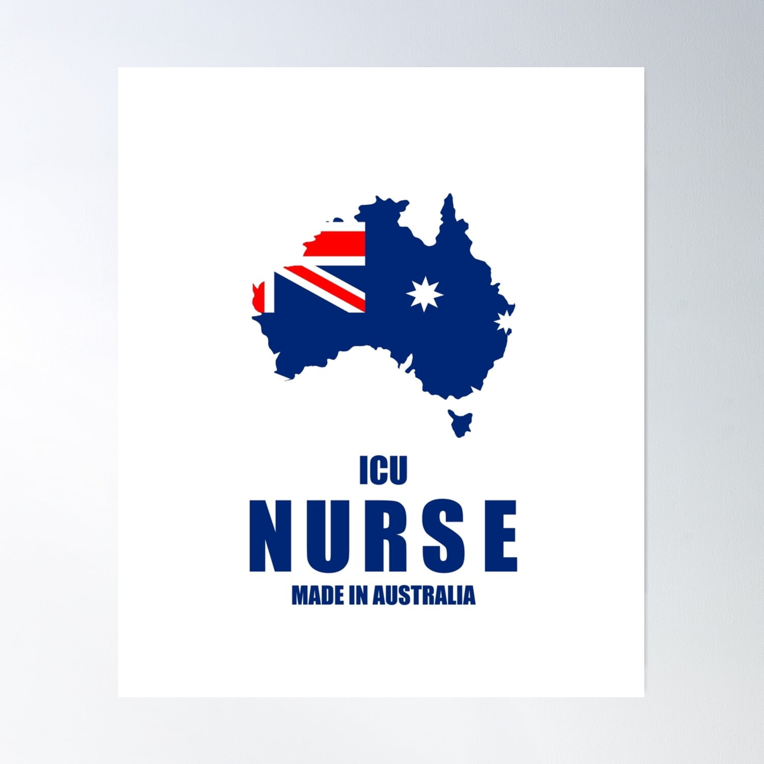 Australian Icu Nurse, Nurse Made In Australia, Graduation Gift, Nurse ...