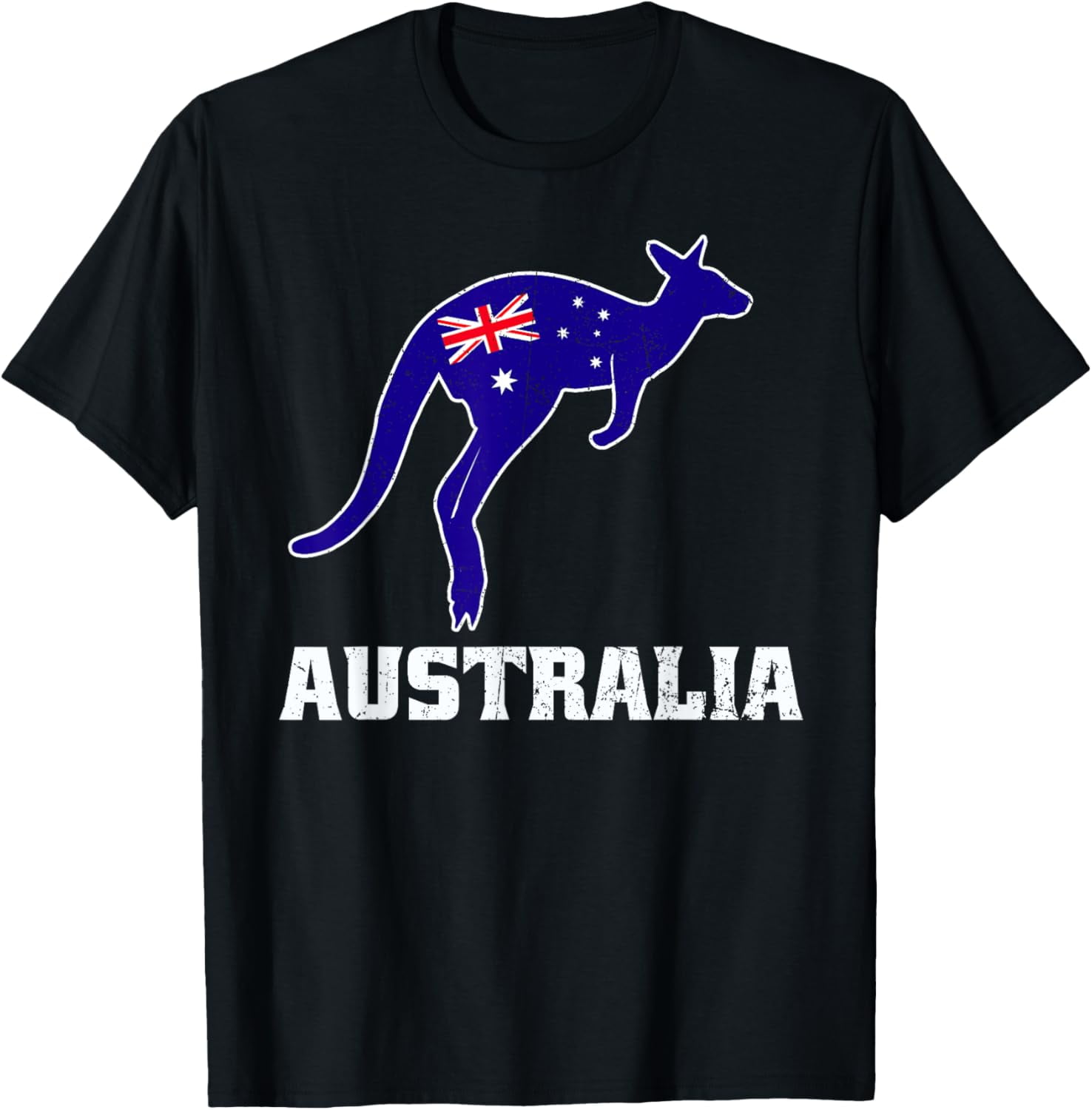Australian Kangaroo Australia Flag Aussie Souvenir T-Shirt men and ...