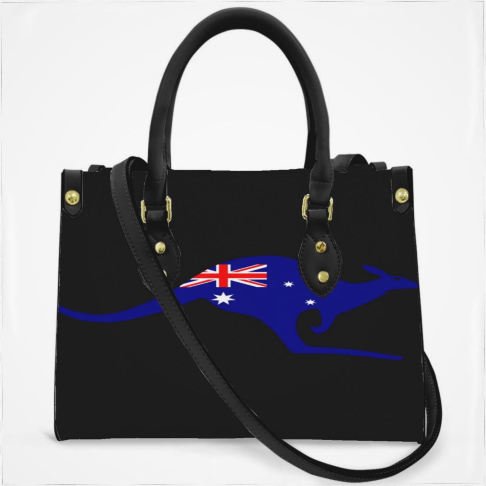 Australian Kangaroo Flag Cross Body Bags For Women Small Leather Female ...