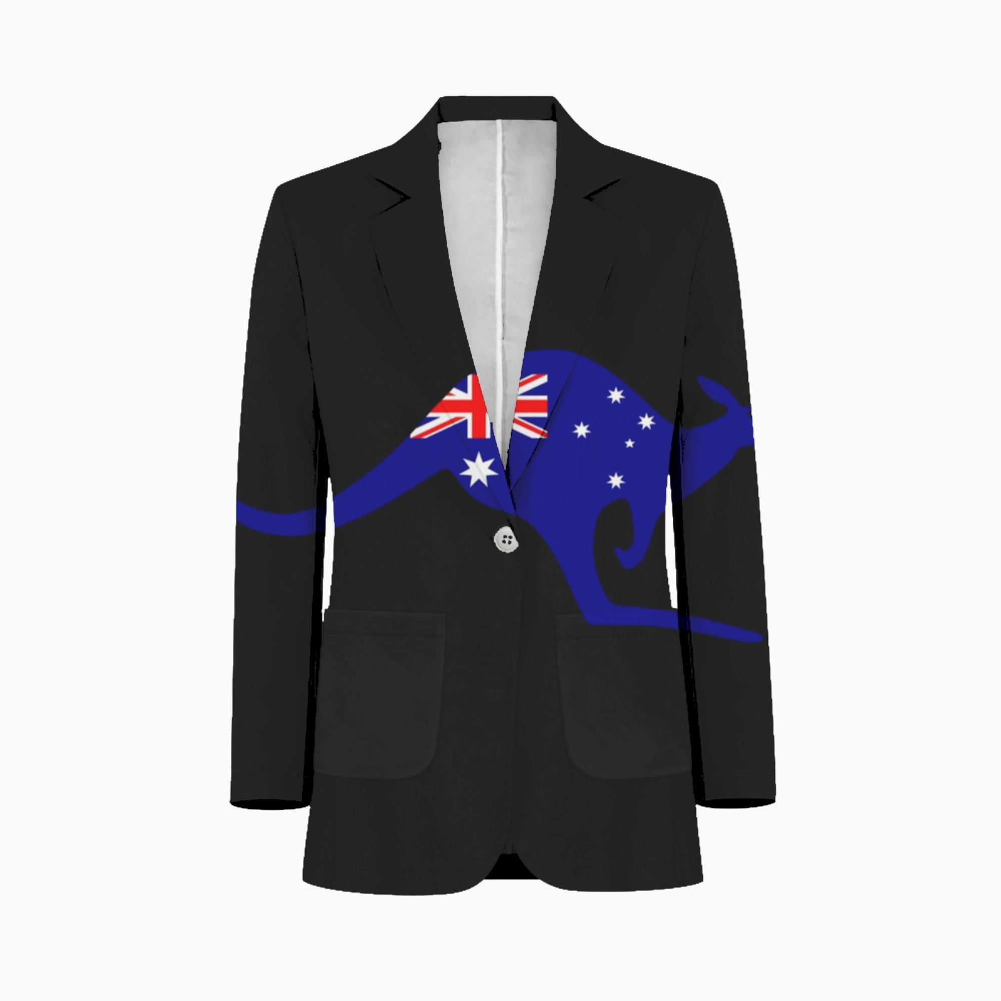 Australian Kangaroo Flag Customized Men's Suits full man Shawl Collar ...