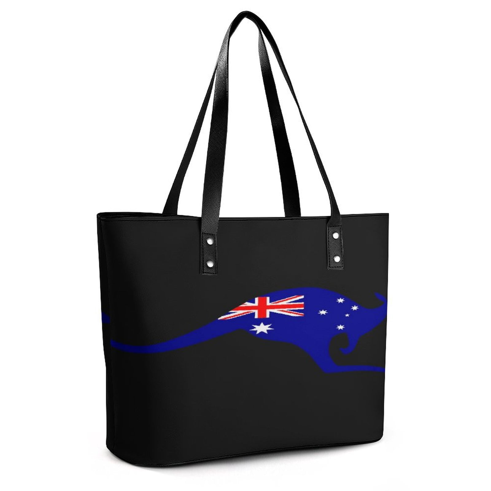Australian Kangaroo Flag Woman Leather Handbags Large Tote Bag Fashion ...