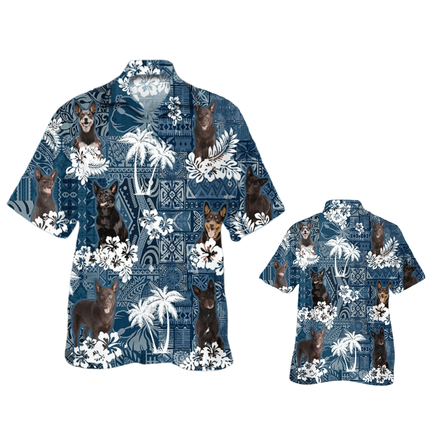 Australian Kelpie Hawaiian Shirt - Walmart.com