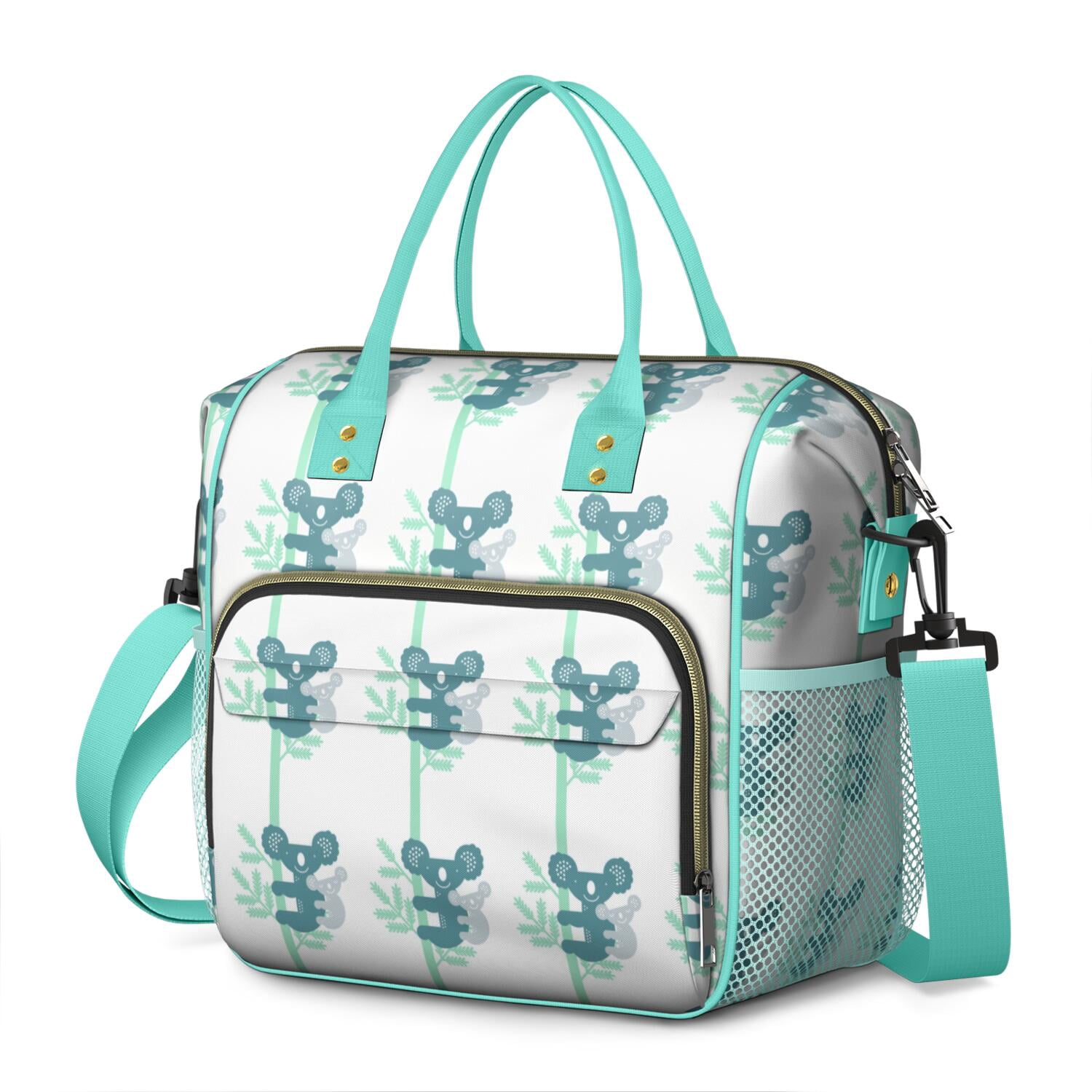 Australian Koala Pattern Insulated Lunch Tote, Large Leakproof Lunch ...