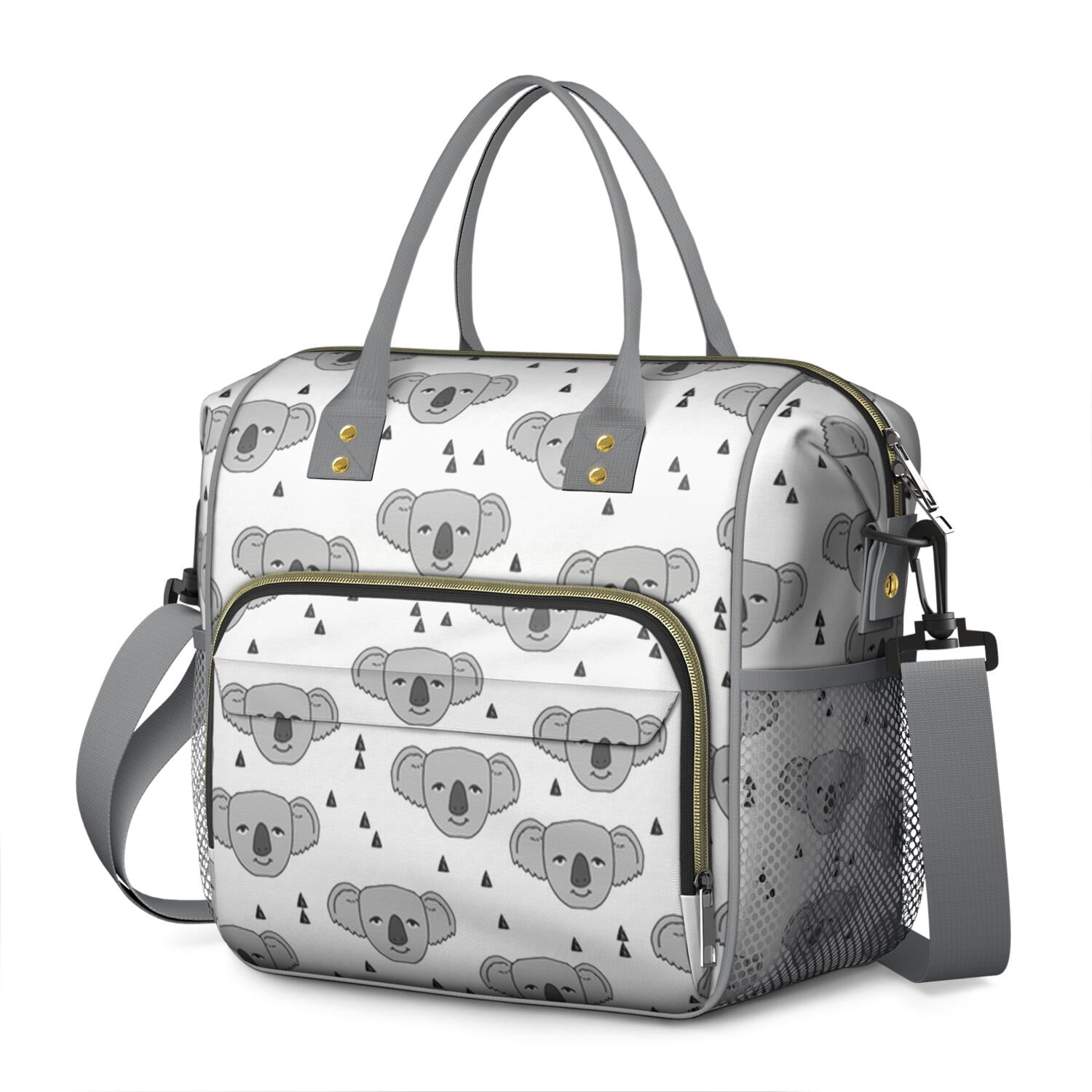 Australian Koala Pattern Insulated Lunch Tote, Large Leakproof Lunch ...