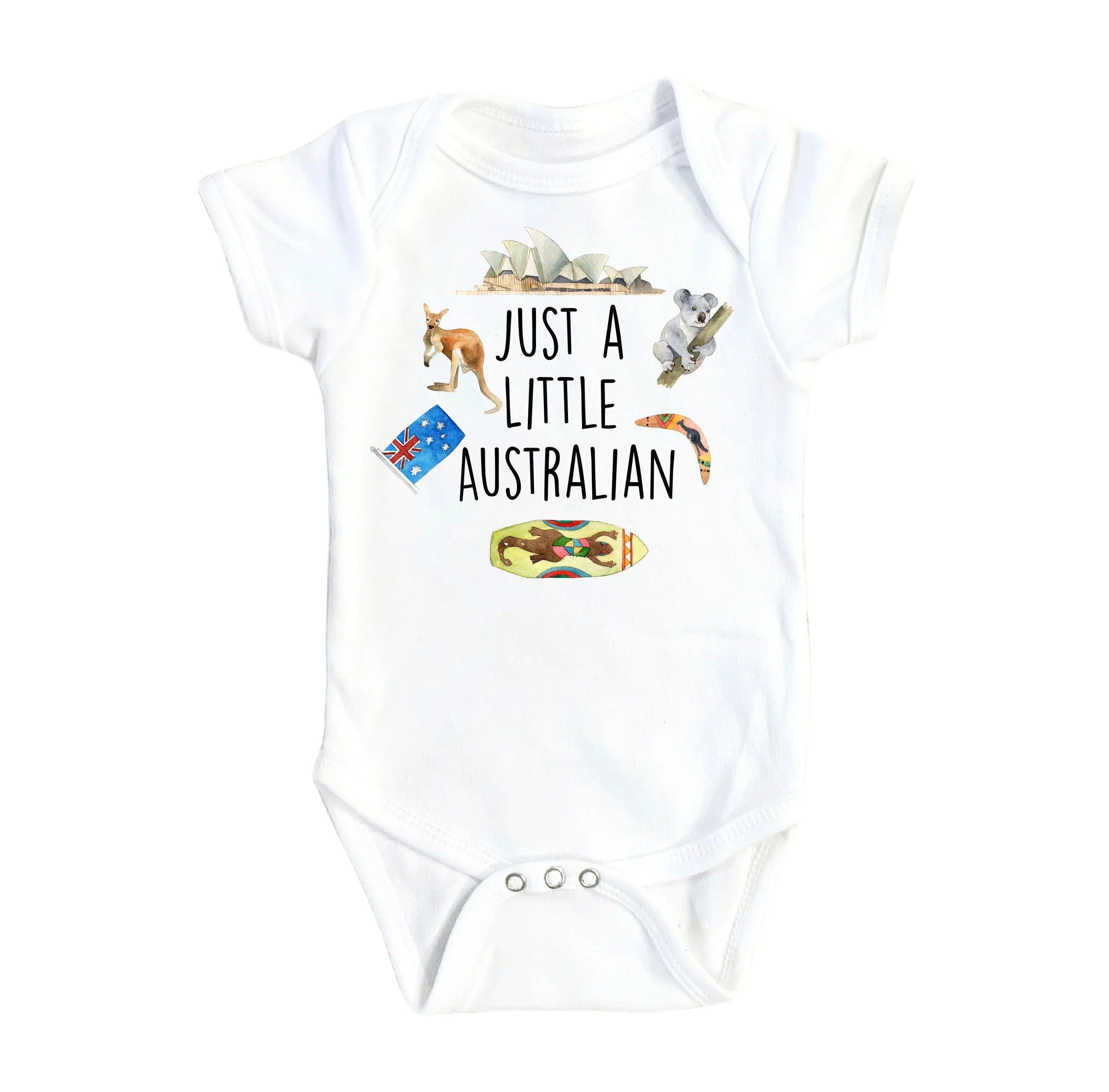 Australian Little - Baby Boy Girl Clothes Infant Bodysuit Funny Cute Newborn - Walmart.com