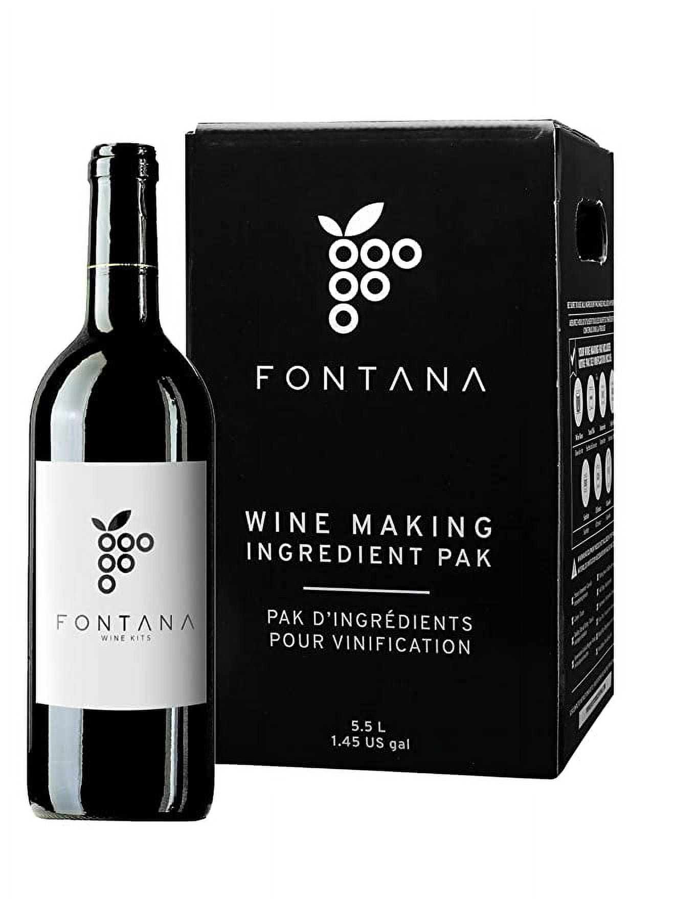 Australian Merlot - Fontana Winemaking Kit - Walmart.com