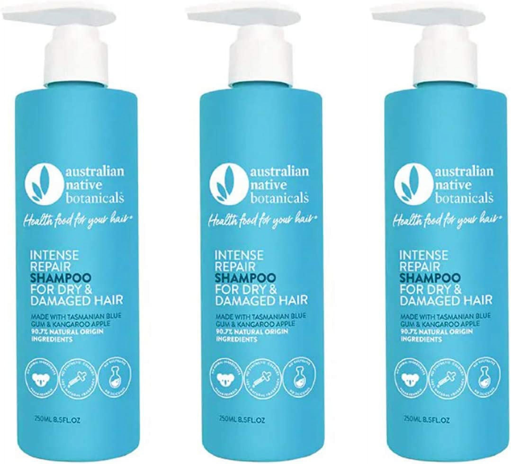 Australian Native Botanicals Intense Repair Shampoo 3 x 250ml - Walmart.com