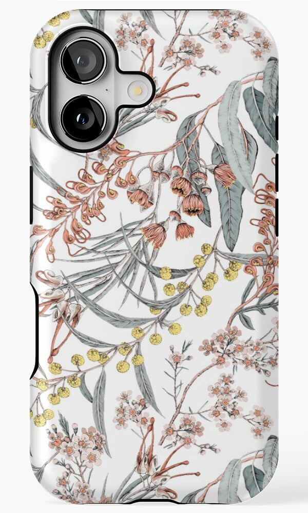 Australian Native Flowers Wild Botanical Art Nature Print Case Phone ...