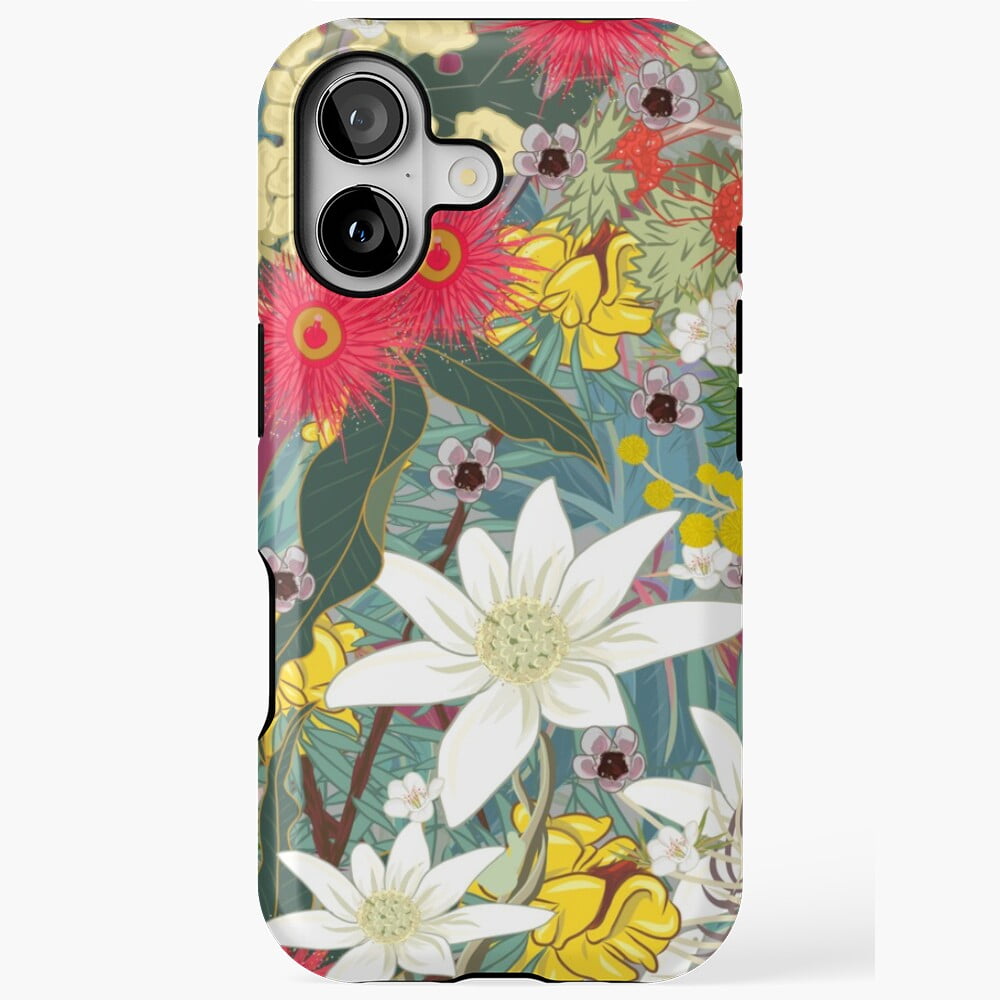Australian Natives Floral Design Art Compatible Phone Case for iPhone ...