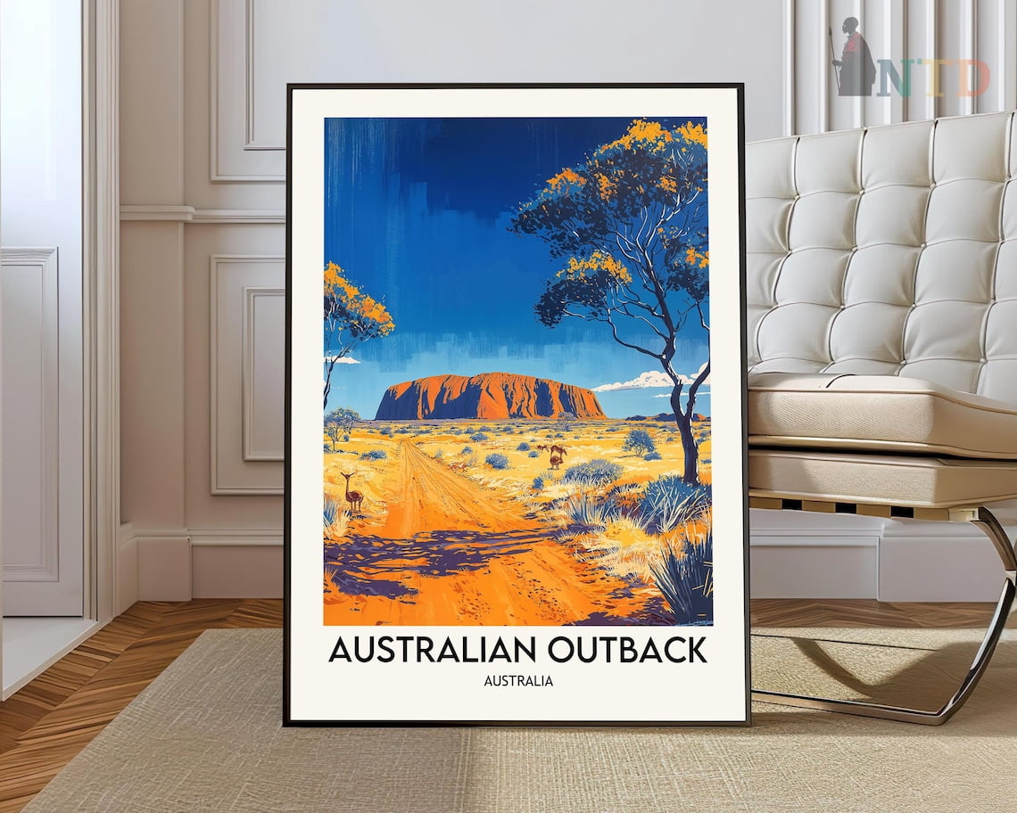 Australian Outback Print, Australian Outback Wall Art, Australian ...