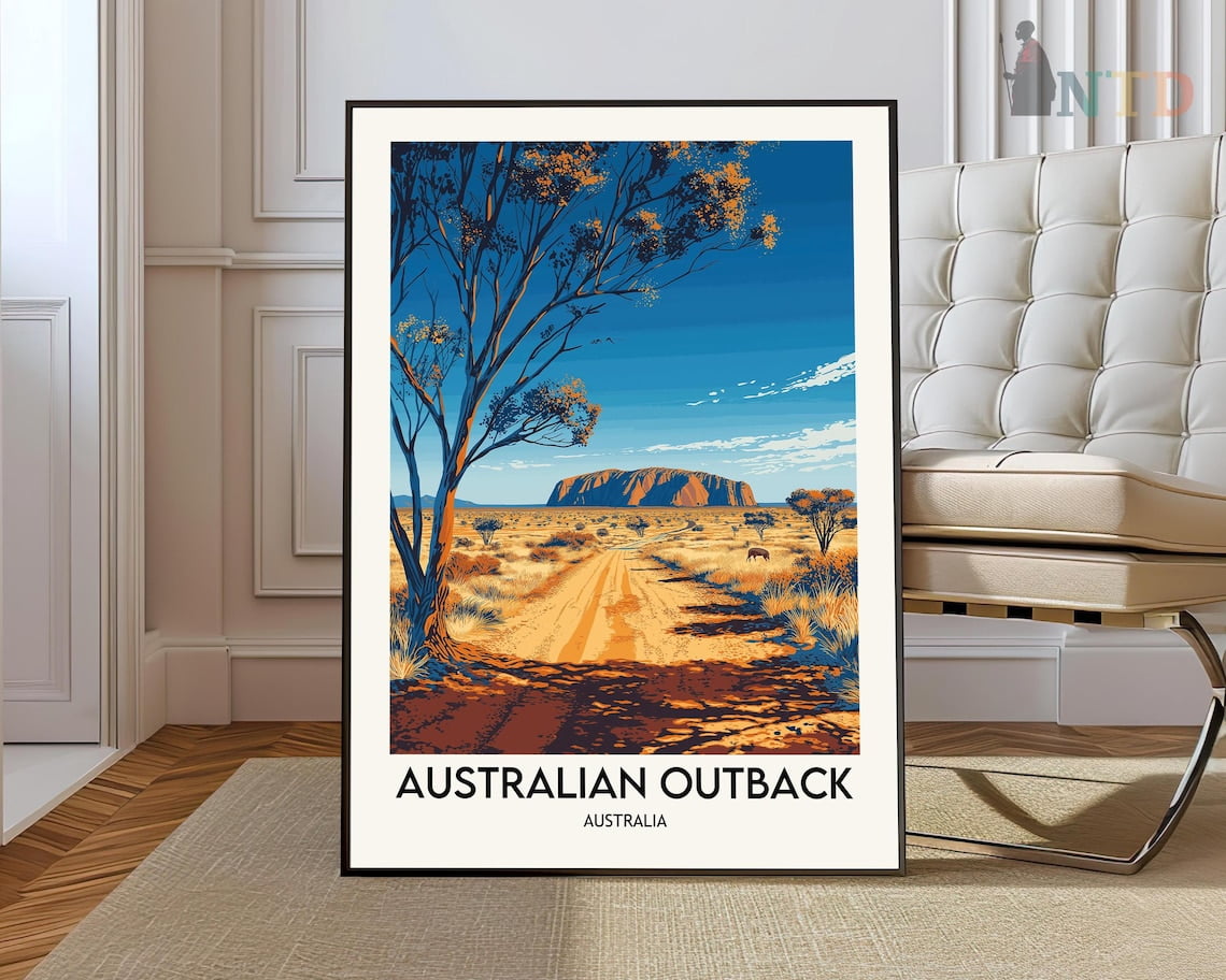 Australian Outback Print, Australian Outback Wall Art, Australian ...