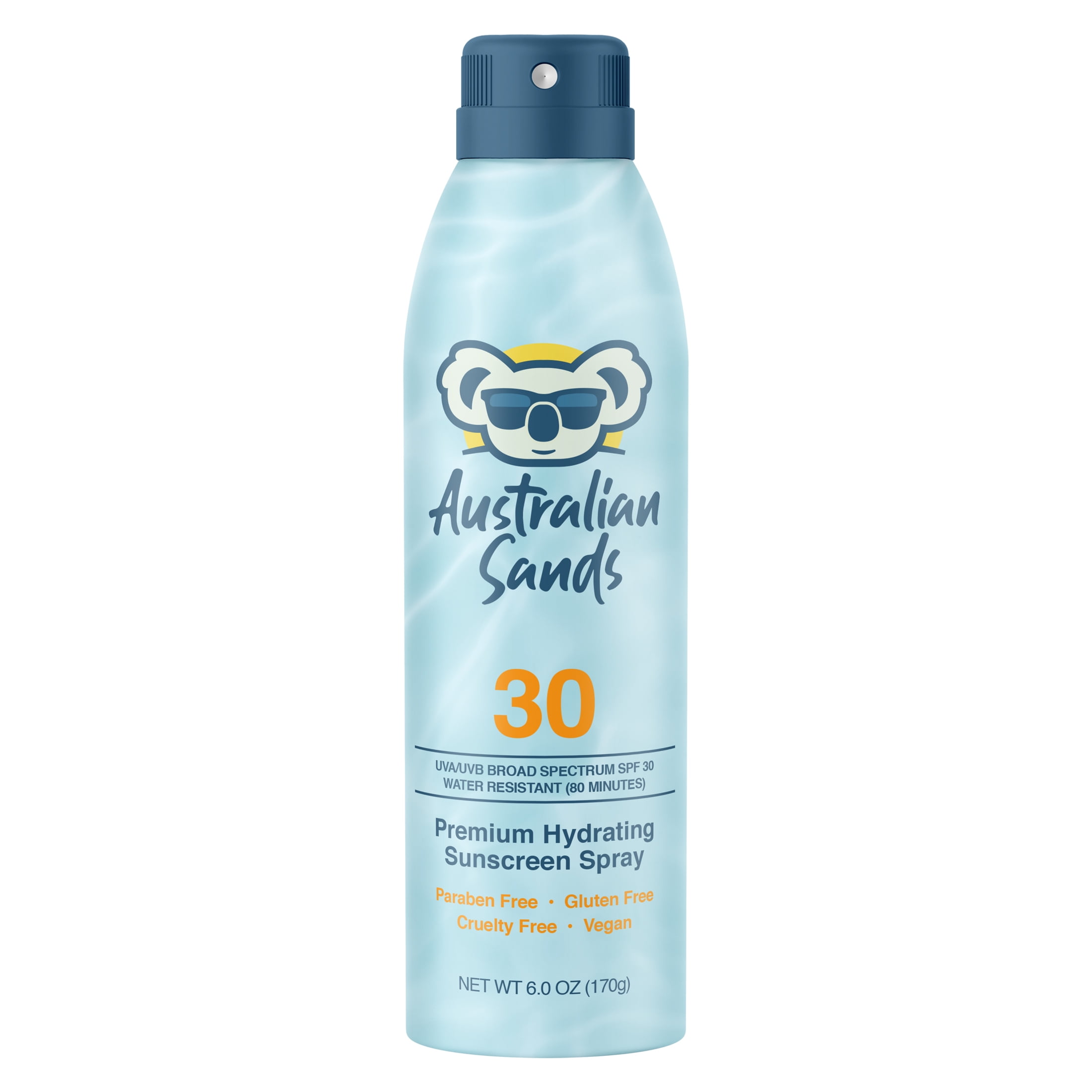 Australian Sands SPF 30 Premium Hydrating Sunscreen Spray 6 oz ...