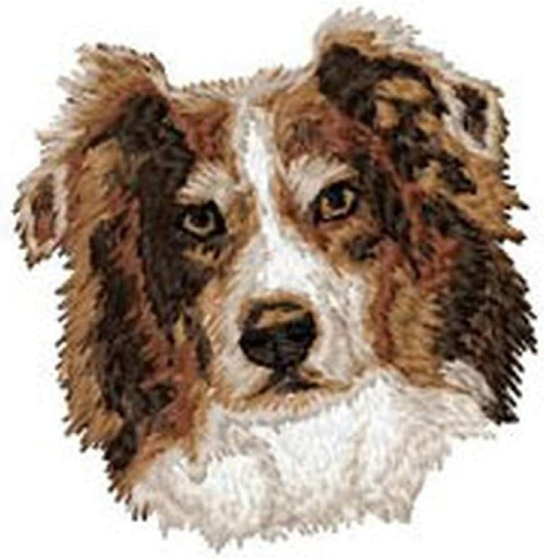 Australian Shepherd 457 Embroidered Patch 3" Tall - Walmart.com