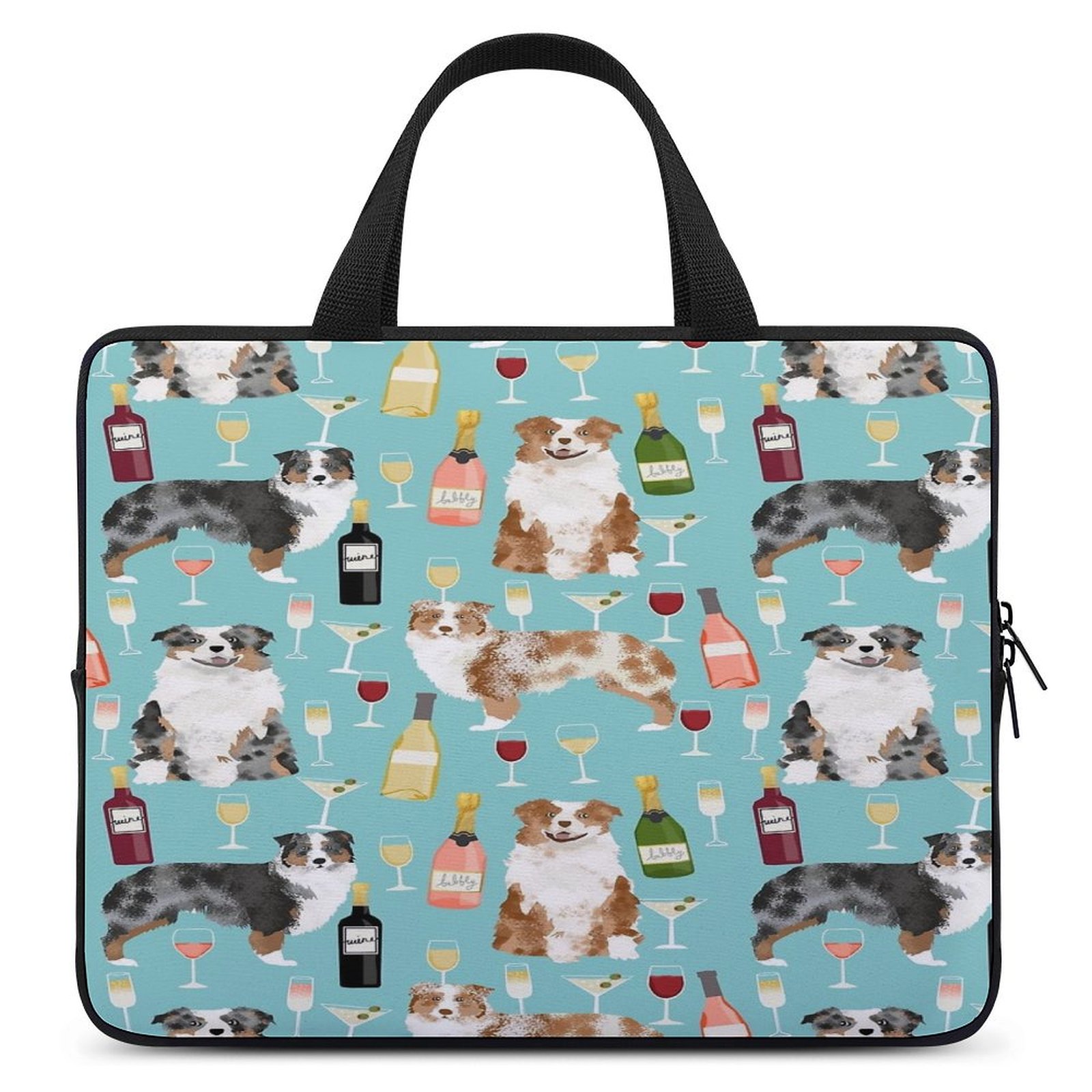 Australian Shepherd Blue And Red Merle Wine Cocktails Yappy Hour ...