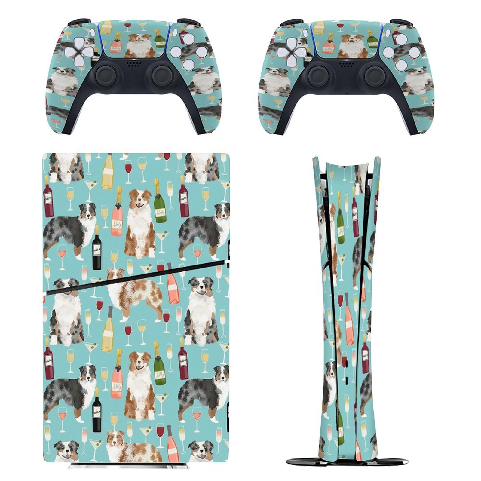 Australian Shepherd Blue And Red Merle Wine Cocktails Yappy Hour ...