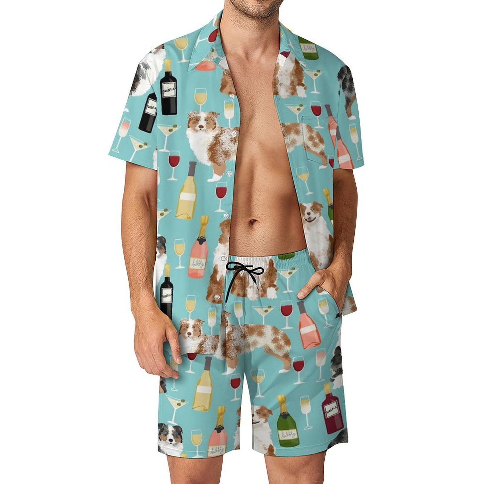 Australian Shepherd Blue And Red Merle Wine Cocktails Yappy Hour ...