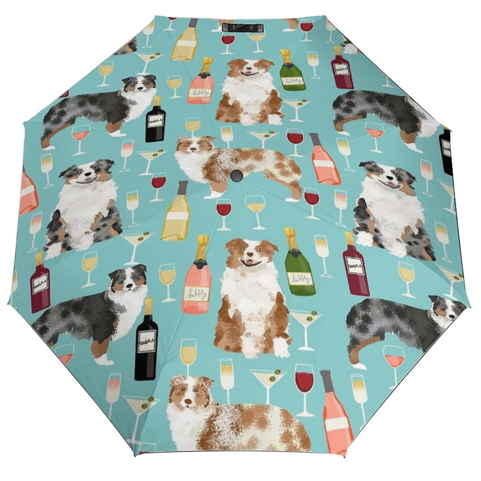 Australian Shepherd Blue And Red Merle Wine Cocktails Yappy Hour ...