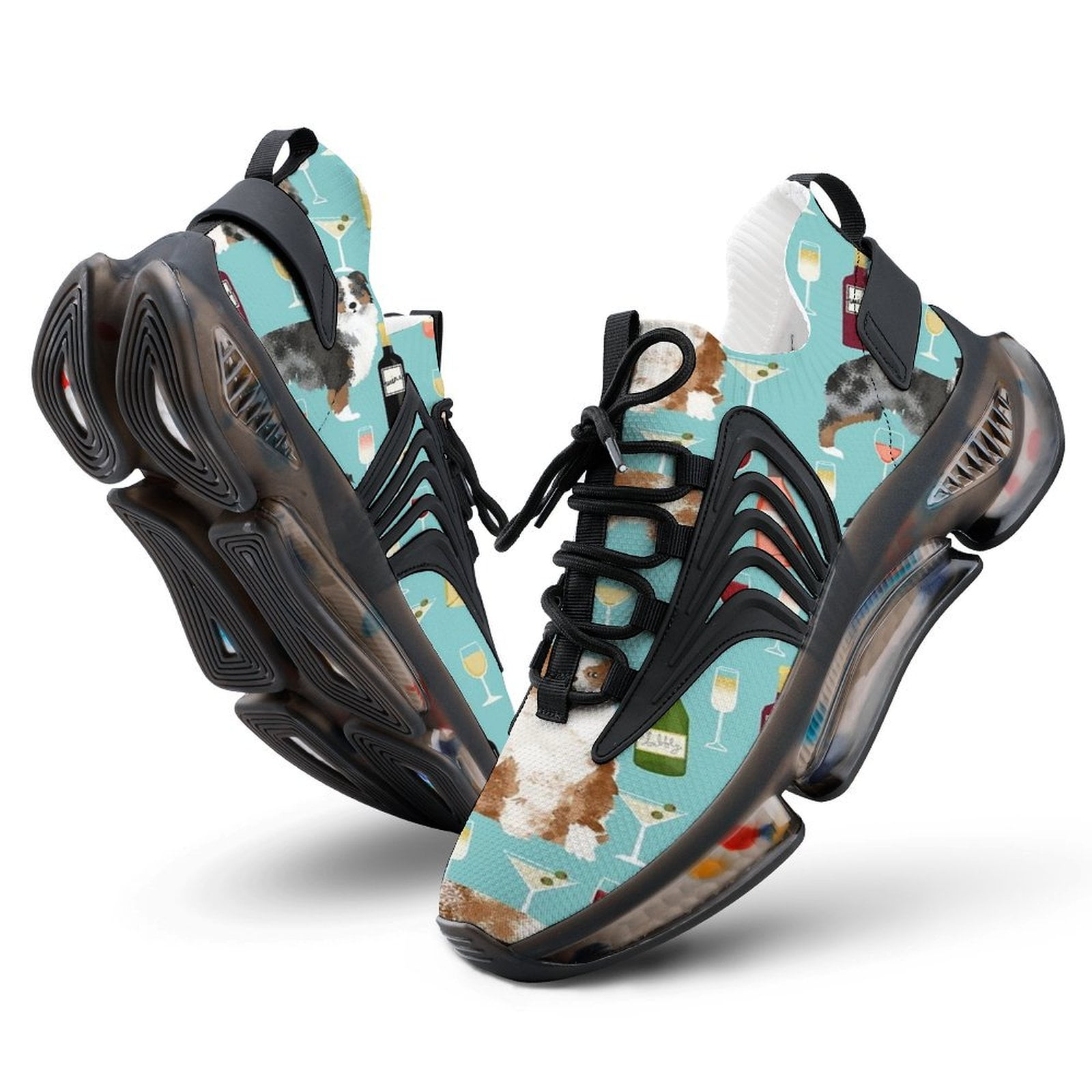 Australian Shepherd Blue And Red Merle Wine Cocktails Yappy Hour ...