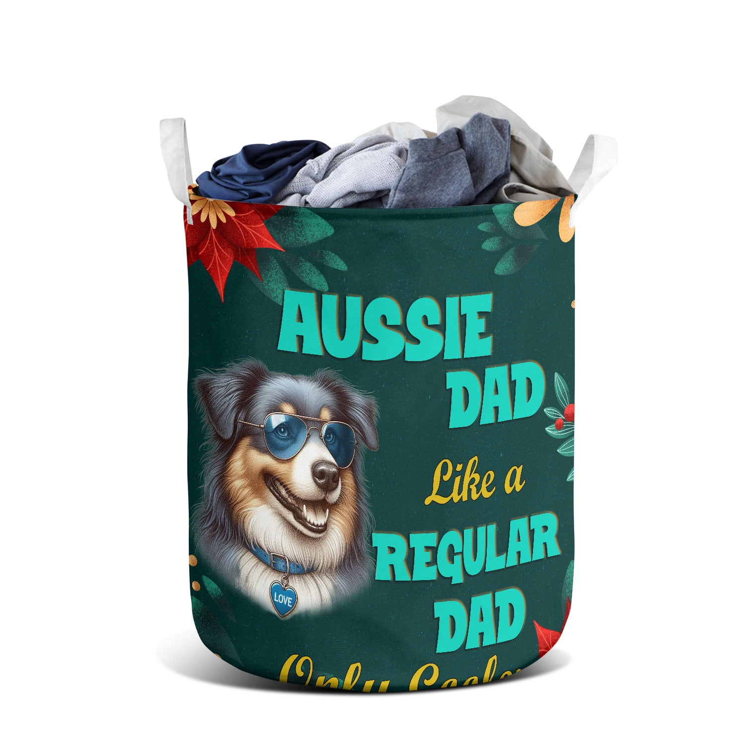 Australian Shepherd Dad Like a Regular Dad Only Cooler Happy Father's ...