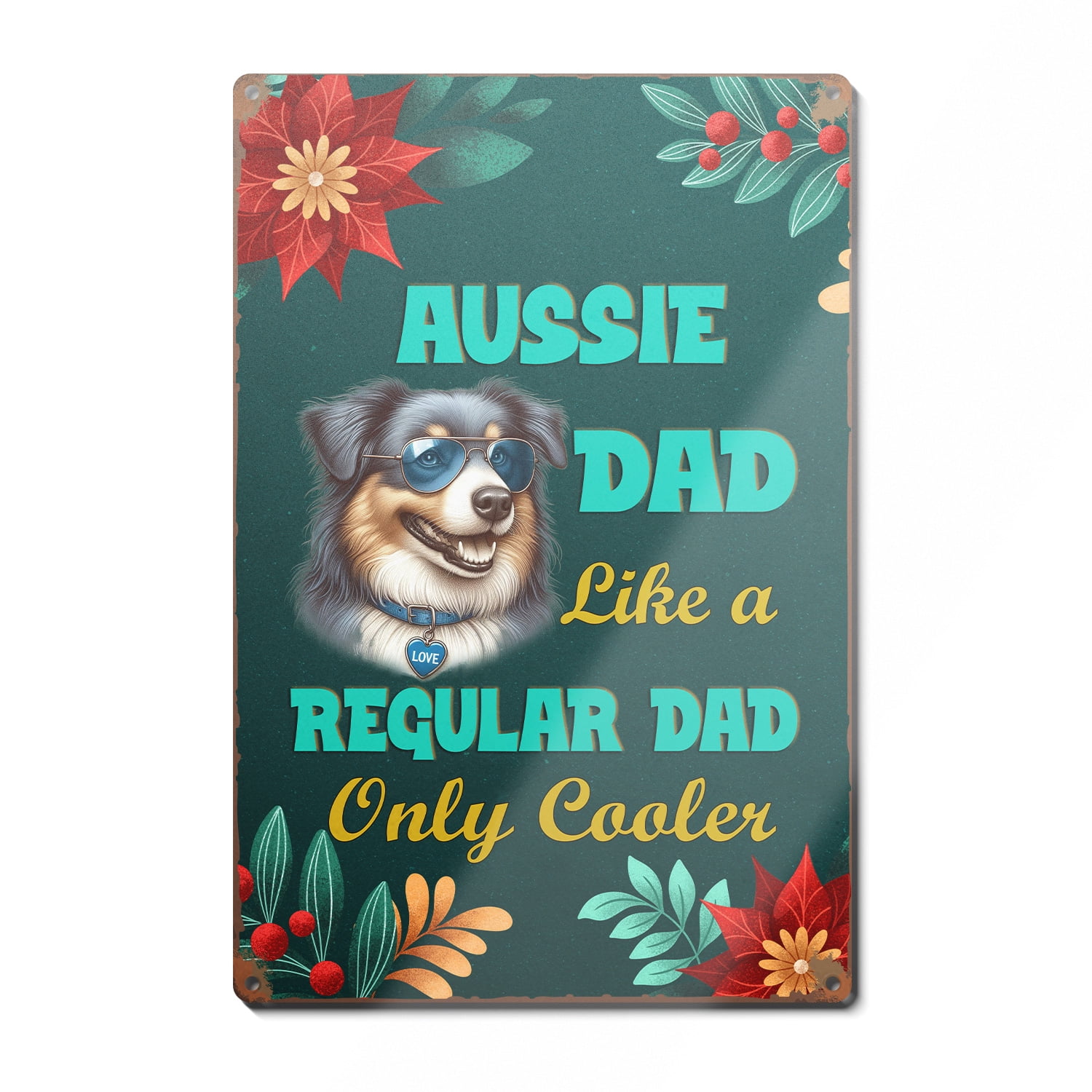 Australian Shepherd Dad Like a Regular Dad Only Cooler Happy Father's ...