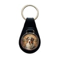 Australian Shepherd Dog French Bohemian Art Metal Black Leather ...