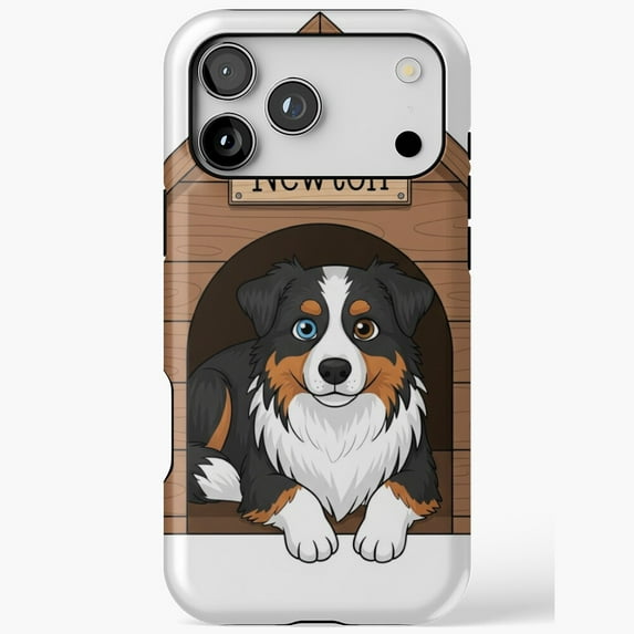 Australian Shepherd Dog Pet Lover Art Graphic iPhone 11 through 17 Pro ...