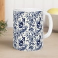 Australian Shepherd French Toile de Jouy Mug Style Toile Coffee Cup ...